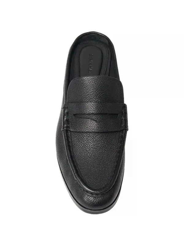 Simkhai Dean Pebbled Leather Mules