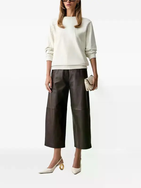 Patrizia Pepe Panelled Raglan-sleeve Sweatshirt