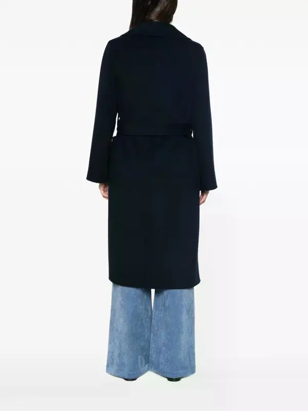 ERMANNO FIRENZE Belted Notch-lapels Coat