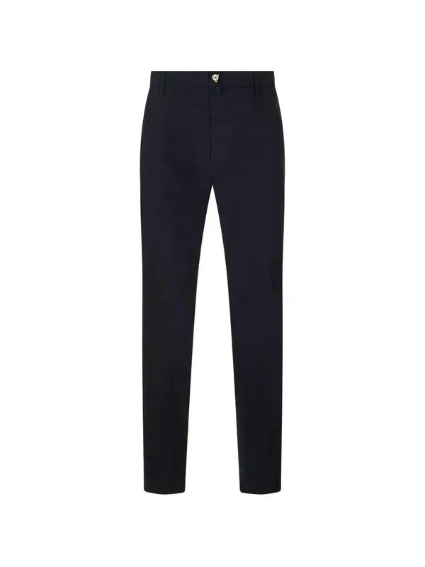 Jacob Cohen Logo-patch Straight-leg Trousers