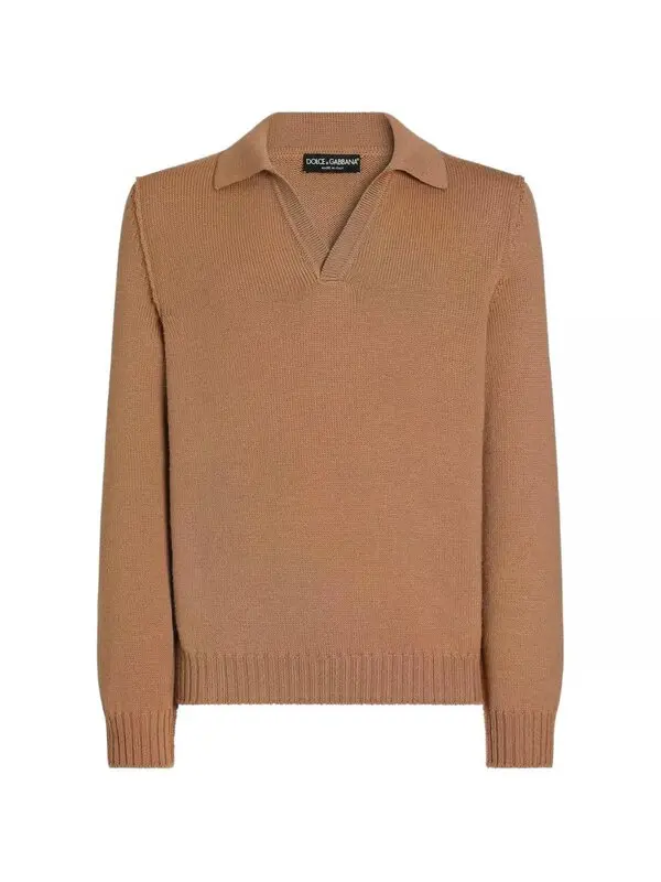 Dolce & Gabbana Virgin-wool Polo Shirt