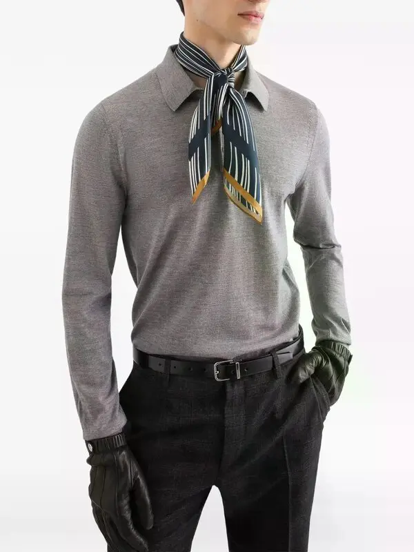 Dolce & Gabbana Knit Cashmere Polo Shirt
