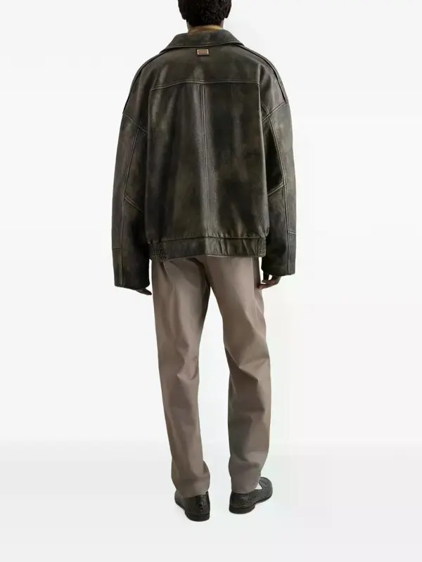 Dolce & Gabbana Bull Leather Jacket