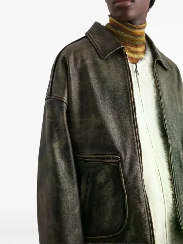 Dolce & Gabbana Bull Leather Jacket