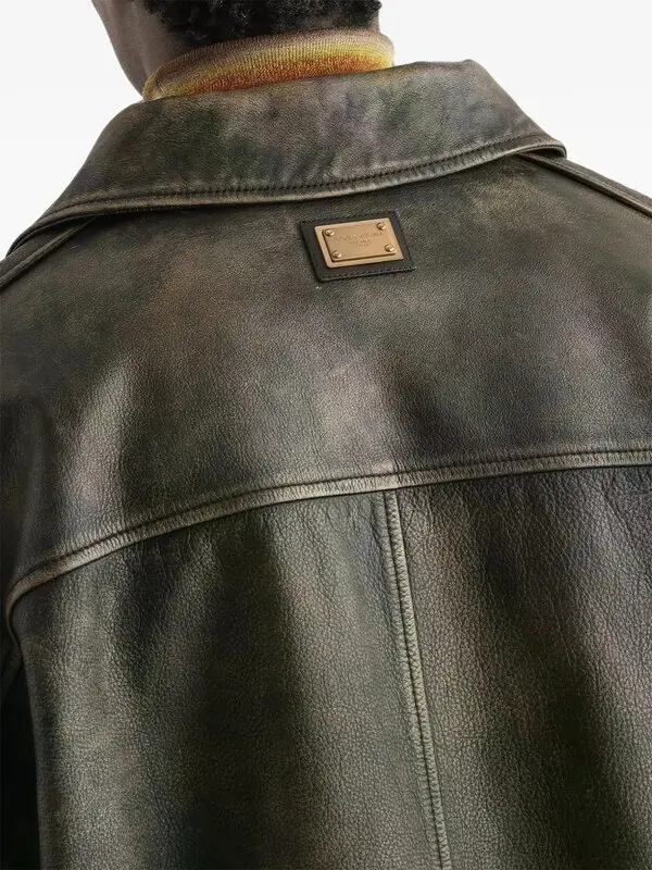 Dolce & Gabbana Bull Leather Jacket