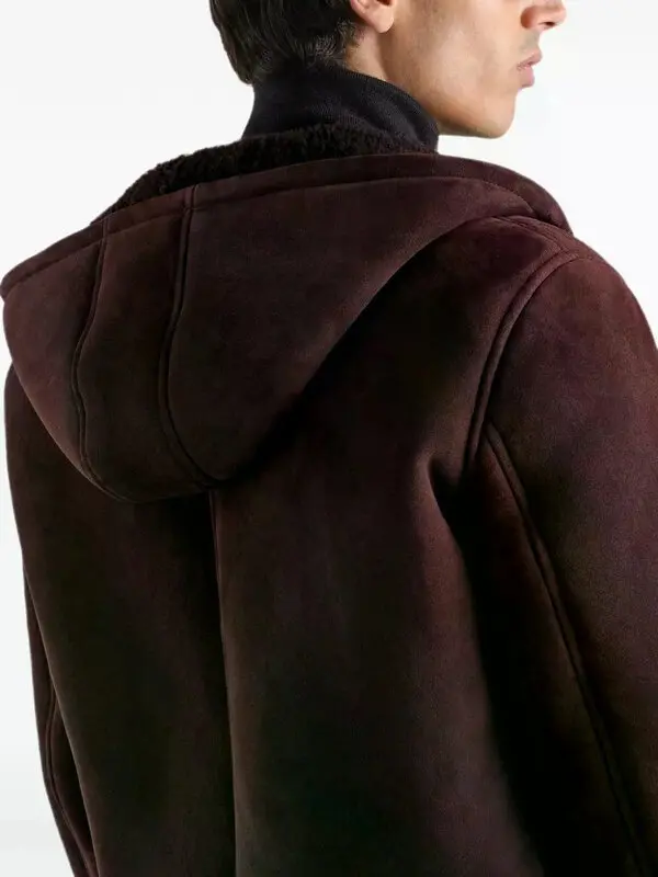 Dolce & Gabbana Suede Shearling Jacket