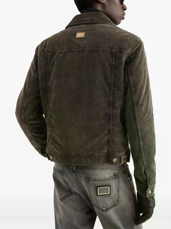 Dolce & Gabbana Padded Canvas Bomber Jacket