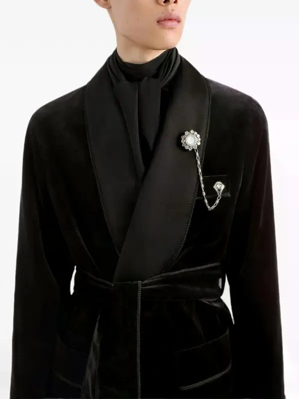 Dolce & Gabbana Velvet Sicilia Light Jacket