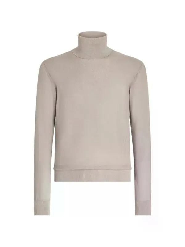 Dolce & Gabbana Cashmere Turtleneck Pullover - Neutrals