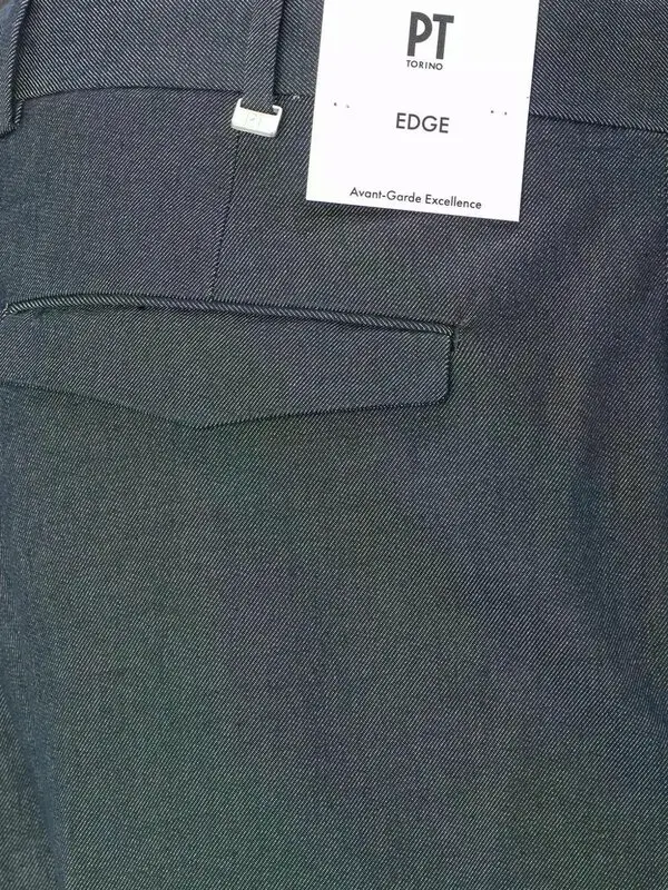 PT TORINO Edge Pressed-crease Trousers