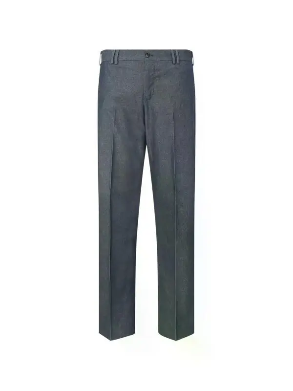 PT TORINO Edge Pressed-crease Trousers - Blue