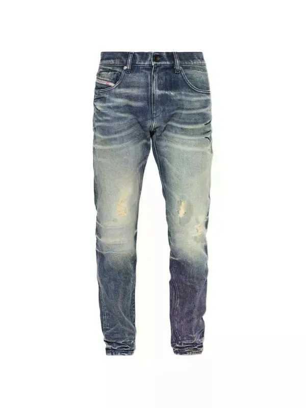 DIESEL® 2019 D-strukt Distressed Jeans - Blue