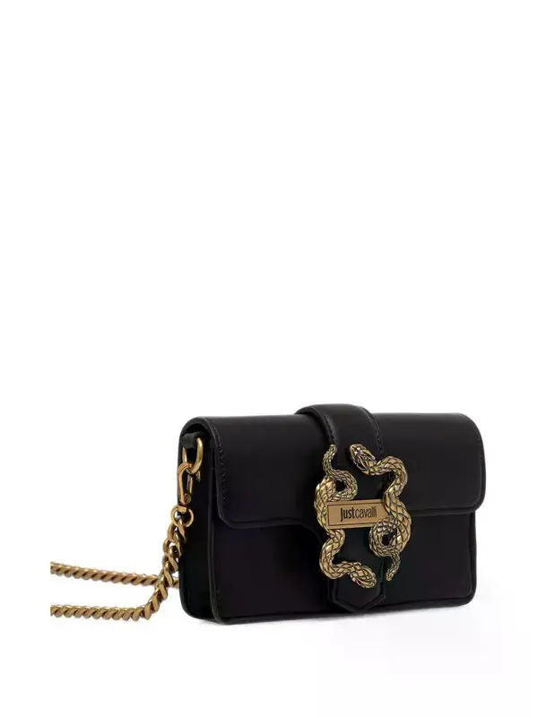 Just Cavalli Snake-plaque Chain-strap Mini Bag