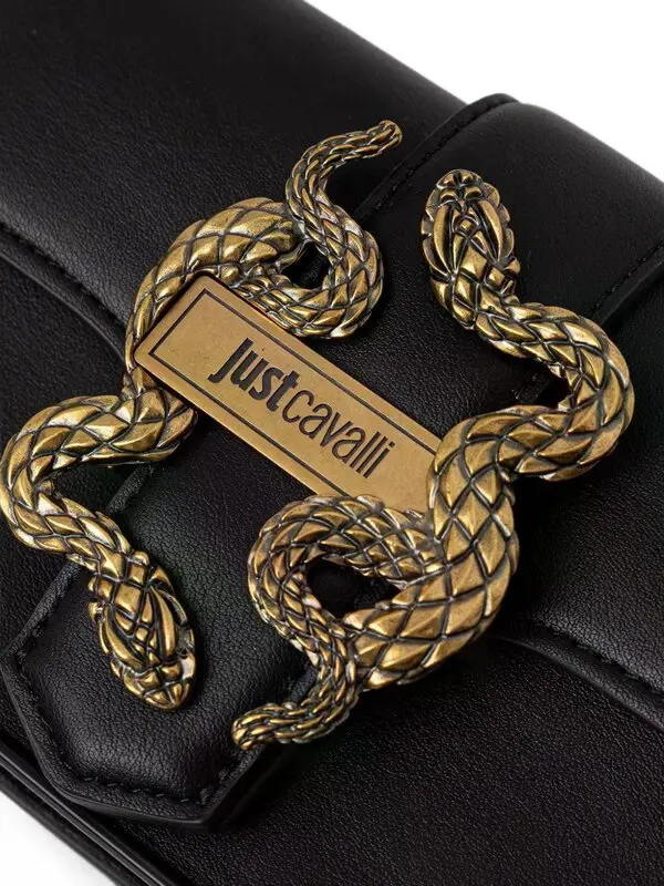 Just Cavalli Snake-plaque Chain-strap Mini Bag