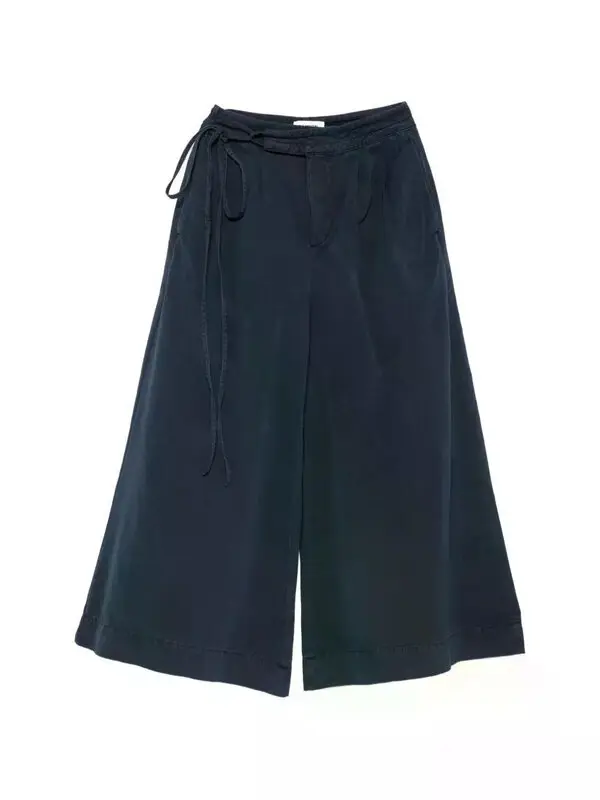 DAMSON MADDER Antiqued-finish Culotte Trousers