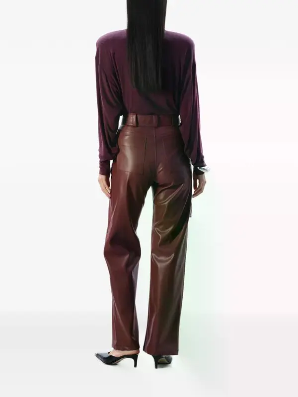 MANURI Romy Padded-shoulder Blouse