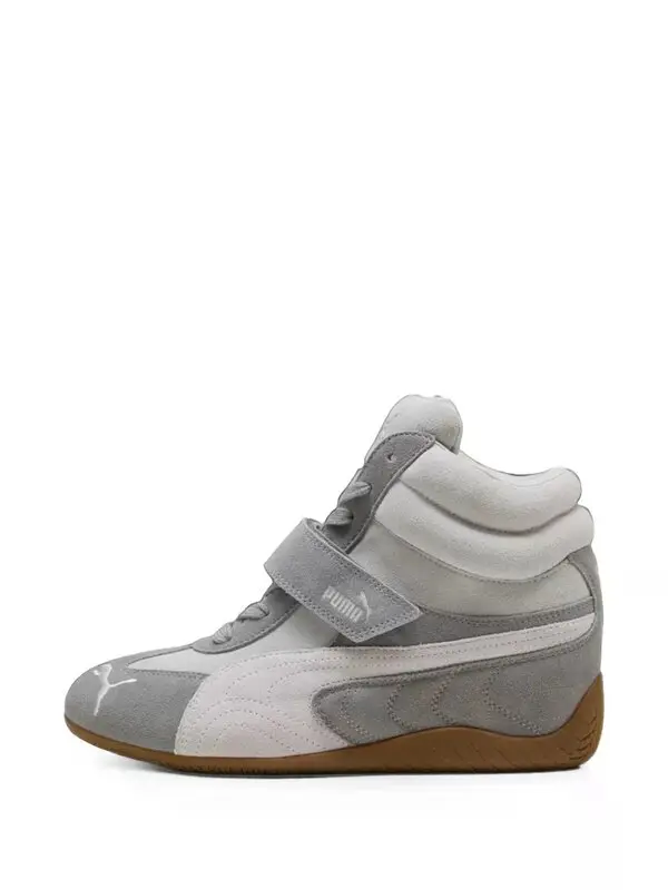PUMA Speedcat Wedge Touch-strap Sneakers - Grey