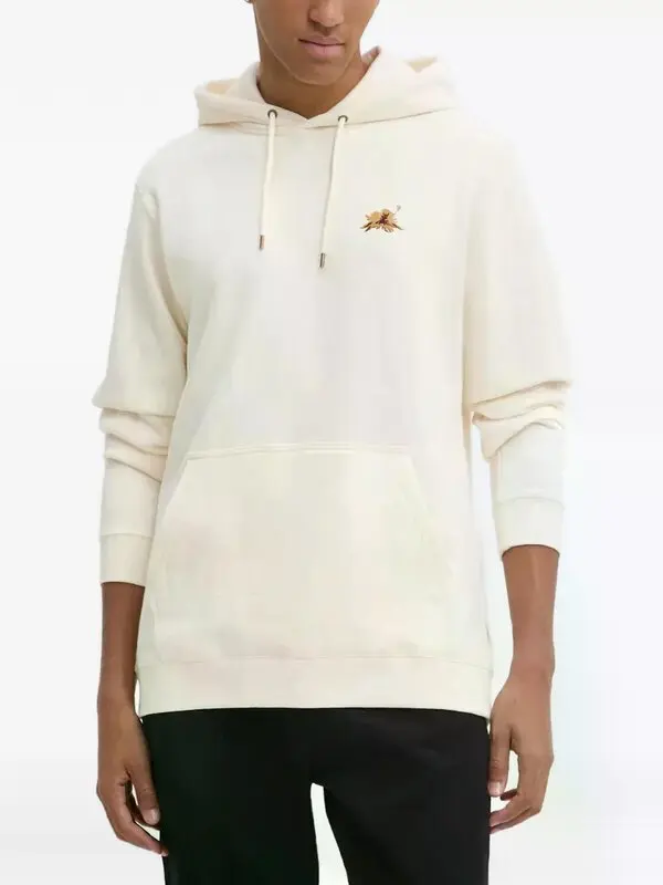 Rip Curl Surf Revival Hoffman Hibiscus-print Drawstring Hoodie - Neutrals