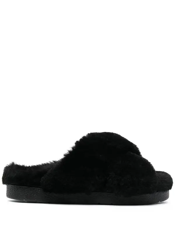 Inuikii Shearling Slip-on Sandals