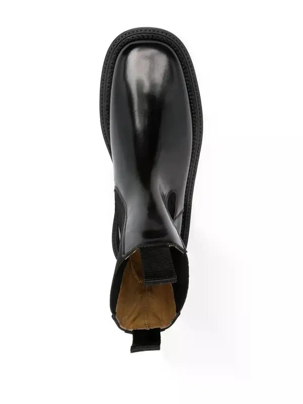 TOGA VIRILIS Stud-embellished Leather Ankle Boots