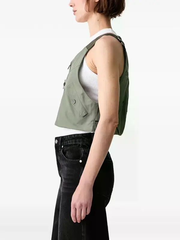 Andersson Bell Some Might Say Zip-up Cropped Top