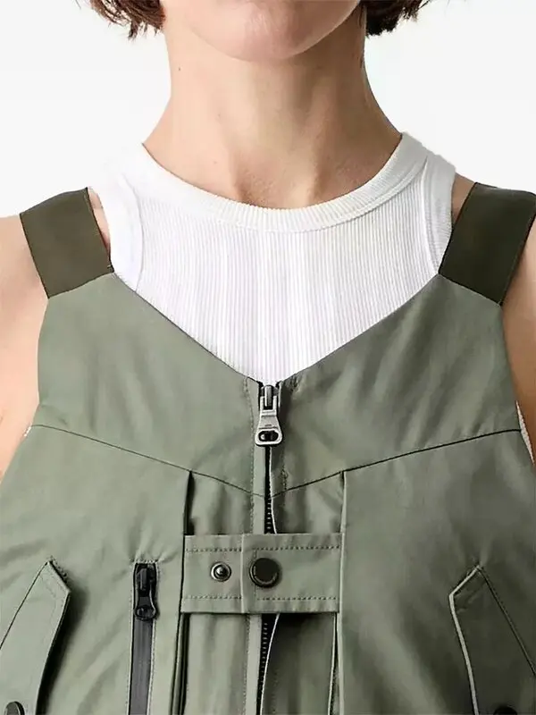 Andersson Bell Some Might Say Zip-up Cropped Top