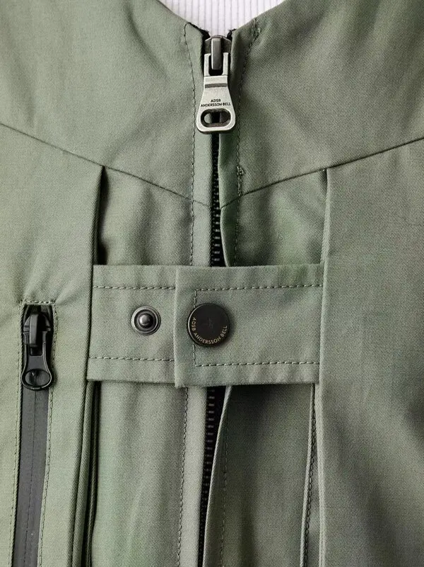 Andersson Bell Some Might Say Zip-up Cropped Top