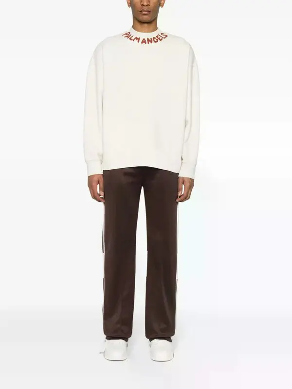 Palm Angels Logo-print Cotton Sweatshirt
