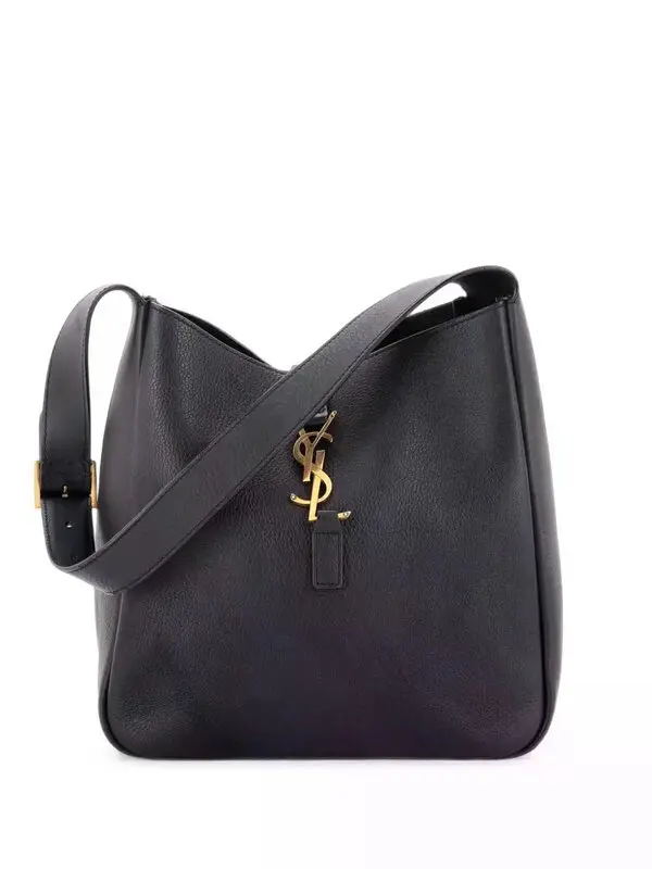 Saint Laurent Le 5 A 7 Supple Leather Small Hobo Bag