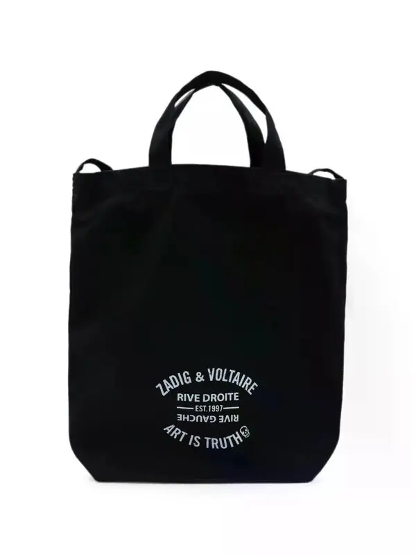 Zadig&Voltaire Logo-print Canvas Tote Bag