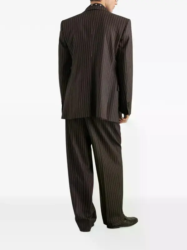 Dolce & Gabbana Pinstripe Wool Trousers
