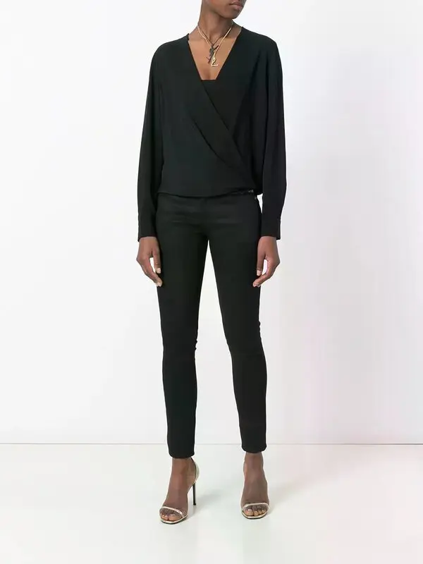 Saint Laurent Raw Low Waisted Skinny Jeans