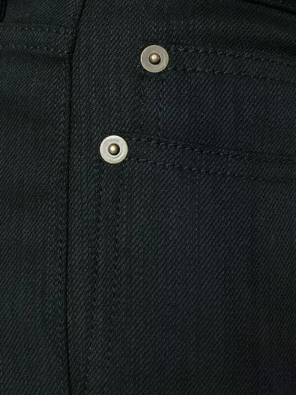 Saint Laurent Raw Low Waisted Skinny Jeans