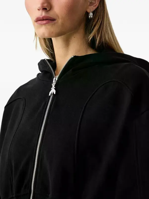 Patrizia Pepe Panelled Zip-up Hoodie