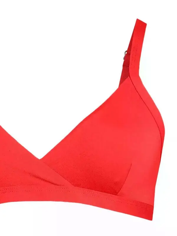 CASALL Wrap-style V-neck Bikini Top