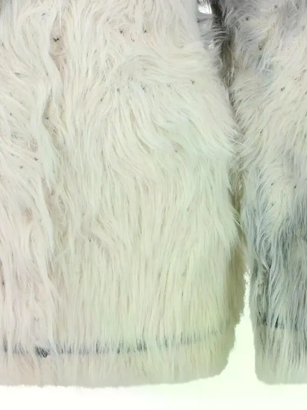 MAISON MARGIELA Leopard-pattern Faux-fur Cardigan