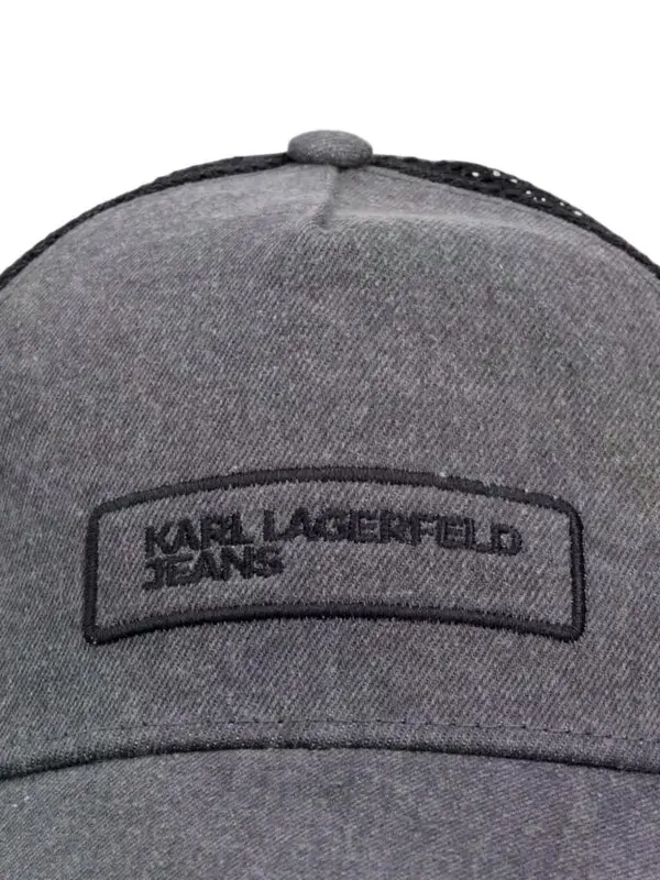 Karl Lagerfeld Logo-patch Mesh-panel Baseball Cap