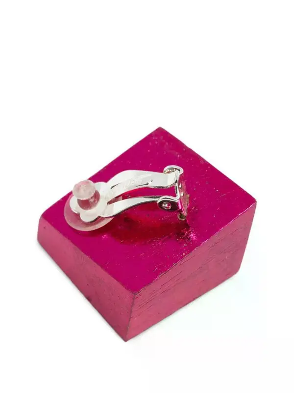 MONIES Geometric Wood Earrings - Pink