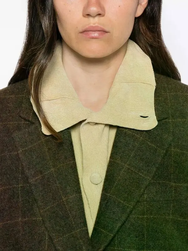RÓHE Oversized Check Blazer
