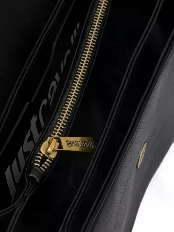 Just Cavalli Iconic Snakes Logo-plaque Crossbody Bag