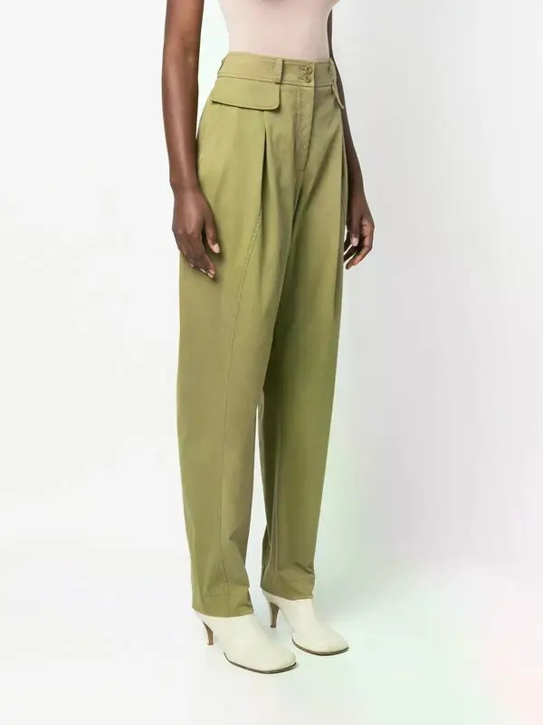 Alberta Ferretti Pleat-detail Trousers