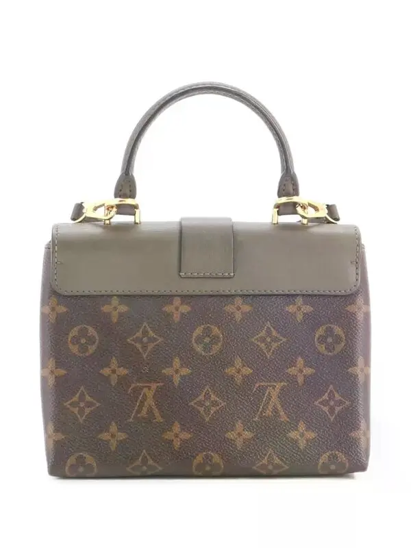 LOUIS VUITTON Locky Handbag Monogram Canvas With Leather Bb Satchel