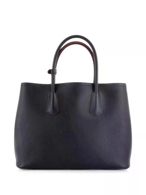 Prada Cuir Double Saffiano Leather Medium Tote Bag