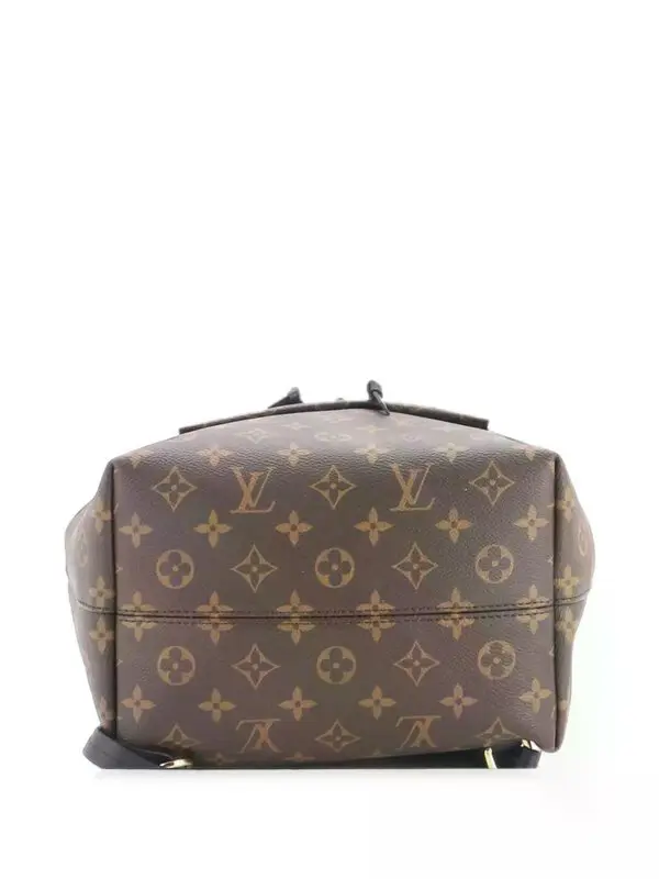 LOUIS VUITTON Montsouris Nm Monogram Canvas With Leather Pm Backpack