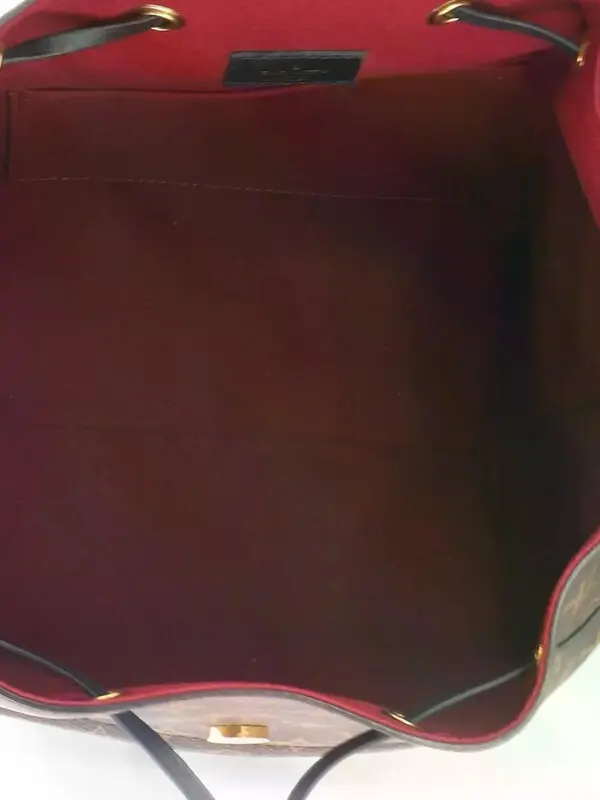 LOUIS VUITTON Montsouris Nm Monogram Canvas With Leather Pm Backpack