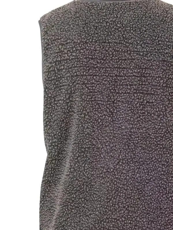 American Vintage Hoktown Fleece Logo-patch Gilet