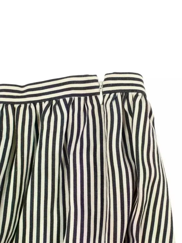 Dior 2021 Cruise Striped Linen Midi Skirt