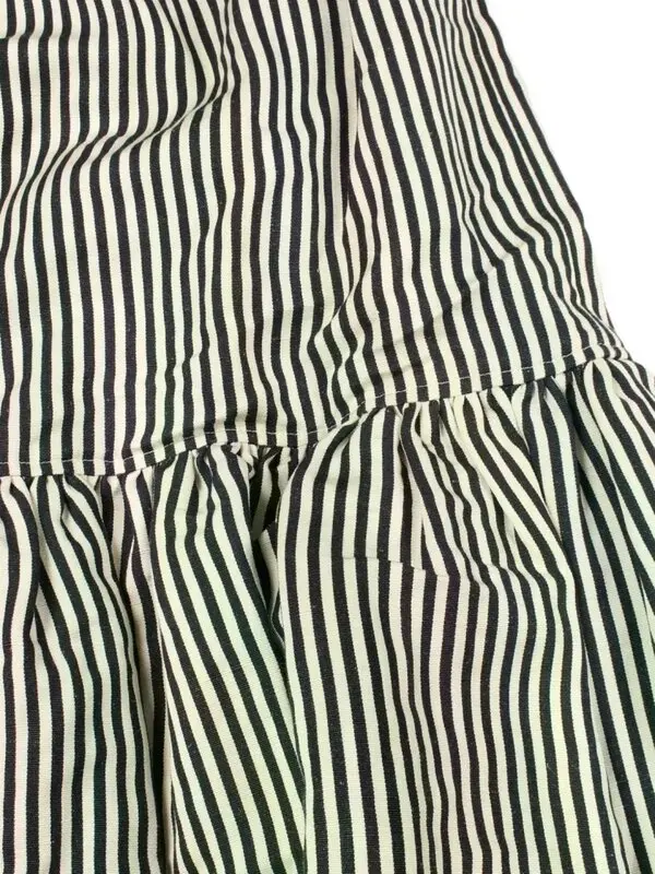 Dior 2021 Cruise Striped Linen Midi Skirt