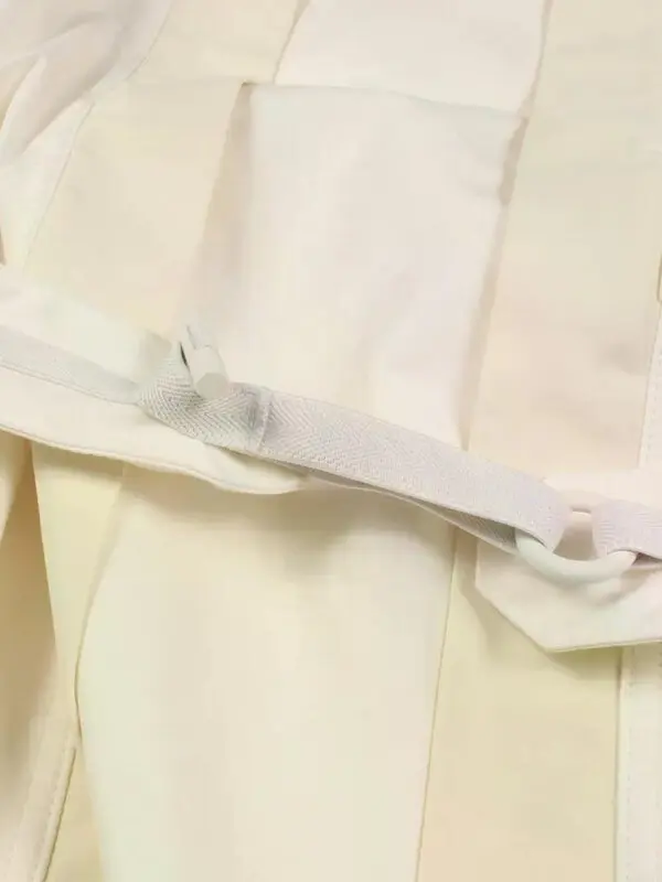 Hermès Convertible-collar Belted Cotton Coat