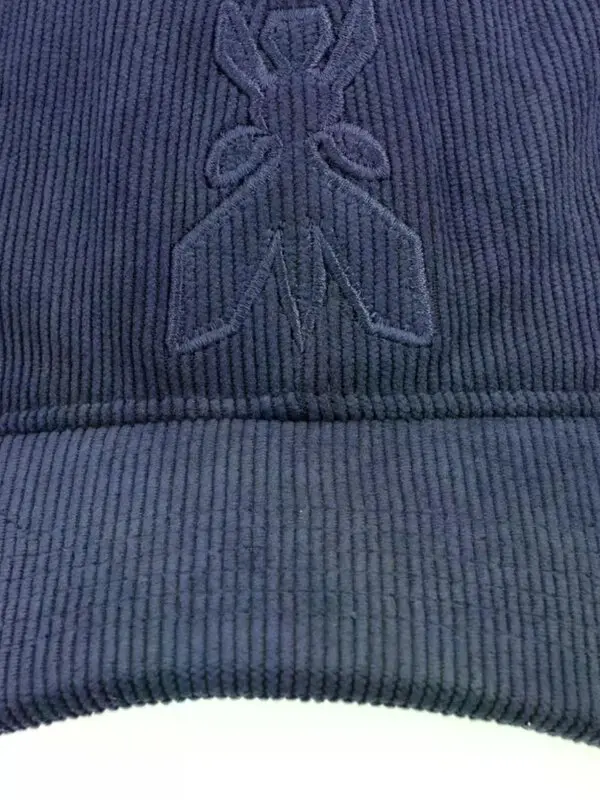 Patrizia Pepe Logo-embroidered Corduroy Baseball Cap